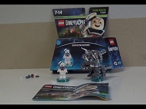 LEGO Dimensions Fun Pack - 71233 - Ghostbusters Stay Puft Unboxing + Review + Build deutsch