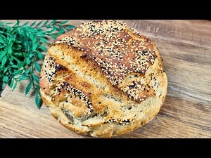 3 MINUTE BREAD RECIPE! No expensive pots, no kneading, no waiting, no shaping! Try it