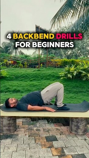 “3 Easy Backbend Drills for Beginners 🧘‍♀️ | Open Chest & Improve Flexibility | YK Fit Lifestyle”