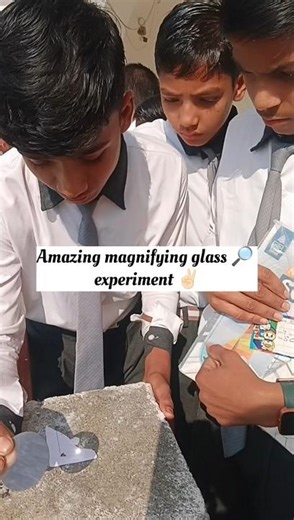 magnifying glass experiment #shorts #shorts #science