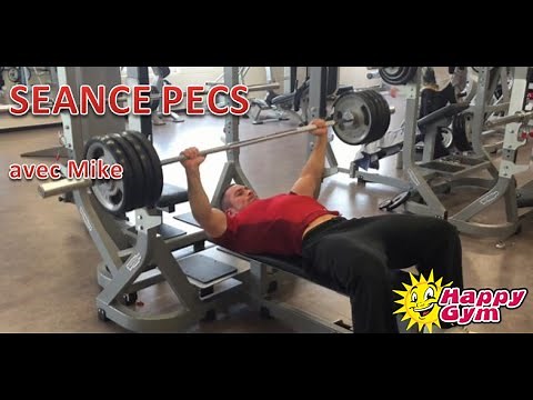 Séance pectoraux en volume avec Mike