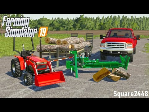 Starting A Firewood Business With A Truck, Chainsaw & $1,000 | Farming Simulator 19