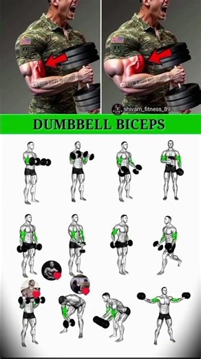 "How to do perfect bicep curls — beginners watch this!"