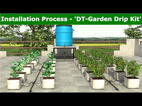 Installation process of DT - Garden Drip Kit