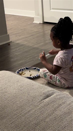 She was not playing about that seasoning 😂 #kids