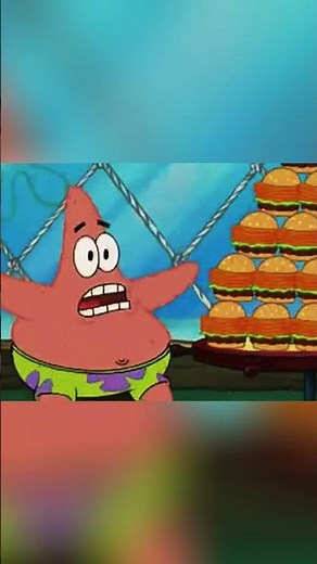 Patrick Ate EVERY Krabby Patty Then Said “I Don’t Have Any Money” 😭 SpongeBob #shorts