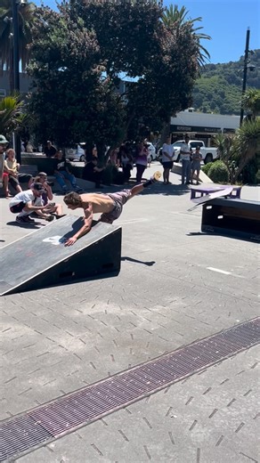 Max Luiten-McKenzie on Instagram: "Huck or Nuck @hallofmeat @thegoodroom comp was lit @postalskateboards @trainers_sb @palmahco"