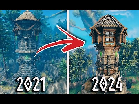 I Transformed My First Epic Wizard Tower and made it BETTER in Valheim!