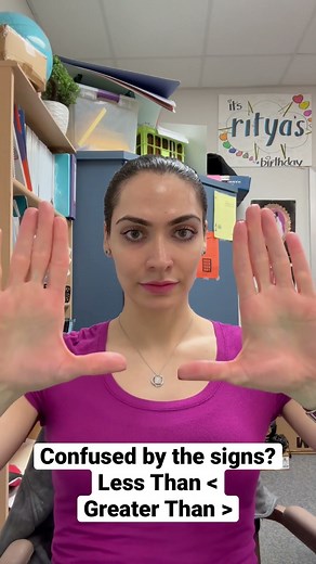 🤯 No More Confusion!!! 🙌 Less Than and Greater Than Signs EXPLAINED!