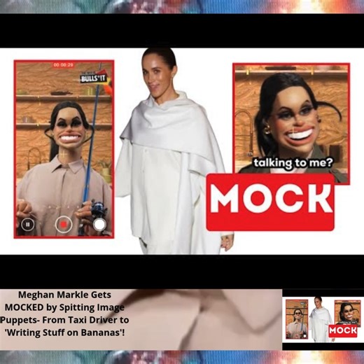 Meghan Markle Gets MOCKED by Spitting Image Puppets From Taxi Driver to 'Writing Stuff on Bananas'! | Hunter Fishing