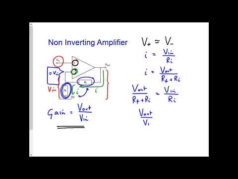 Non Inverting Amplifier Gain Equation