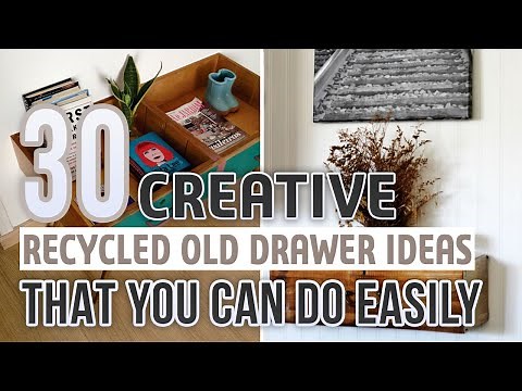 30 Creative Recycled Old Drawer Ideas That You Can Do Easily