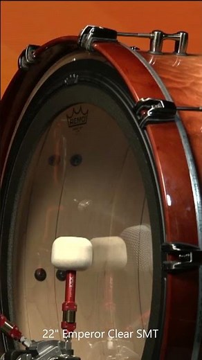 Ambassador vs. Emperor SMT - Clear vs. Coated Showdown #bassdrumhead et
