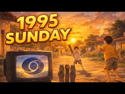 90s Indian City Summer Ambience | 1990s Urban Life Ghibli Style Nostalgia
