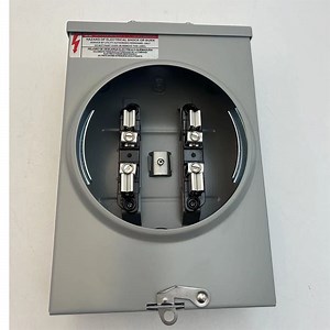 [Hot Item] Single Phase 125A 4 Jaw Ringless Type Square Meter Base 100AMP Inside Parts