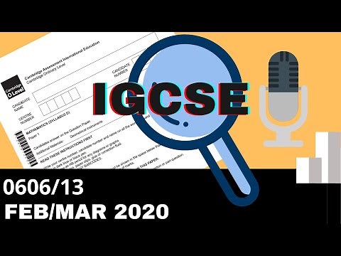 IGCSE Add Math February March 2020 Paper 12 0606/12
