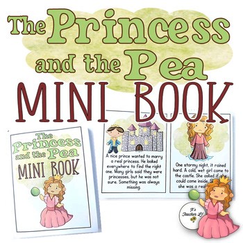The Princess and the Pea Fairy Tale Foldable Mini Book Grade 1  2  3 ELA ELL