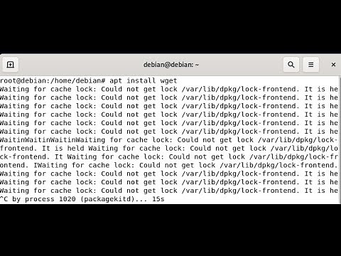 Fix apt-get install error Waiting for cache lock: Could not get lock /var/lib/dpkg/lock-frontend