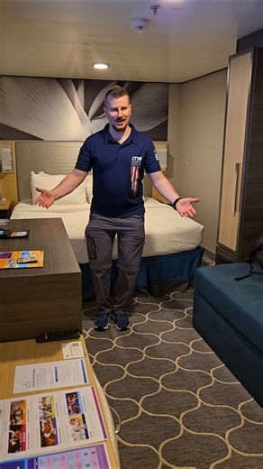 Dice Tower Cruise 2026 Interior Room aboard the Symphony of the Seas #boardgaming #cruising