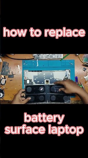 how to replace the battery surface laptop #surface #microsoft #surfacelaptop #batterymaintenance