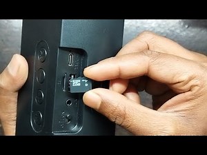 How to insert - SD card || Bluetooth speaker || TF card how to connect micro SD || Vinod Thirumala