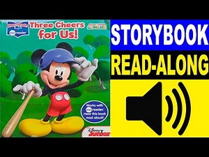 Mickey Mouse Clubhouse Read Along Story book | Read Aloud Story Books for Kids | Three Cheers For Us
