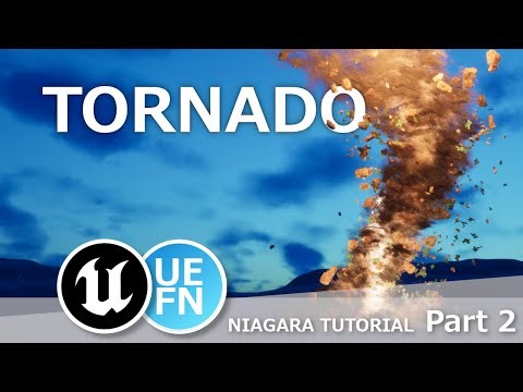 UE5 / UEFN: Create a Tornado from Scratch with Niagara (Ribbon, Sprites, Meshes) - Part 2
