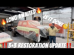 Restored 3+3 Crew Cab Squarebody Restoration Update! Restoring a beautiful truck amazing Paint