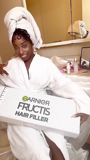#ad 🫧🫧WATCH TIL END @GarnierUSA has elevated its household shampoo line with enhanced hair products proven to reverse and repair up to 1 year of visible tress damage after 1 use. Look into #fructishairfiller Ceramide, Vitamin CG or Hyaluronic shampoo systems. #FillMeIn Offering 100hr frizz control; Garnier Hair filler systems seals your cuticles to reveal strong, smooth hair fibers, locking in up to 15x more moisture. Fill hair with strength 7 layers deep with the Garnier Fructis hair system f