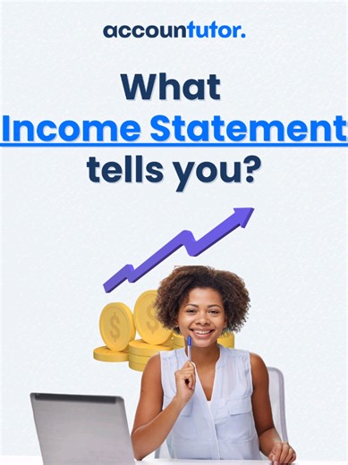 Do you know what an income statement actually tells you? #incomestatement #Bookkeeping #accounting #canadiantiktok #usacpa