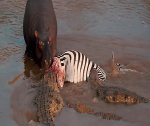 2.5K views · 50 reactions | Crocodiles eating zebra | God Love | Facebook
