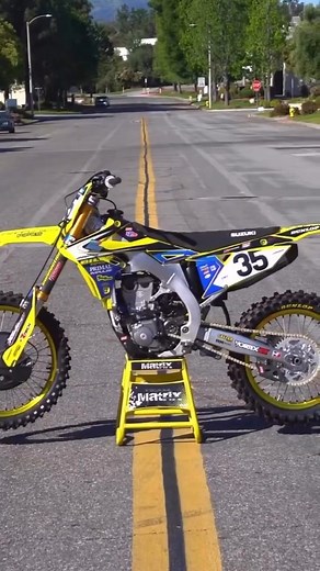 #throwbackthursday to the Primal Impulse #rmz450 built for Ping @whiskeythrottlemedia 🔥🔥💯 #splittripleclamps #performancelink #rideengineeringhandlingmods #motocross | Ride Engineering, Inc.