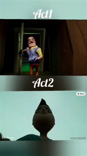 HOW TO BEAT HELLO NEIGHBOR ACT 1 & 2 FAST#short