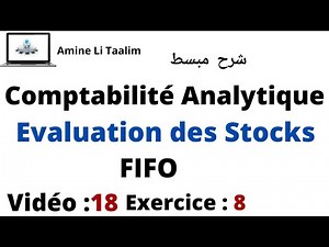 Evaluation des Stocks : Méthode de FIFO (Exercice 8)