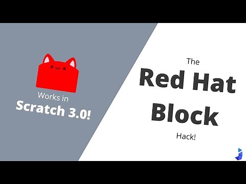 How to get the SECRET RED HAT BLOCK in SCRATCH! | Hacks made simple!
