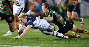 Hess puts pressure on Taaffe and Dearden ends up sliding over