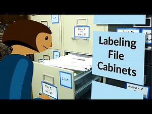 How to Label File Cabinets