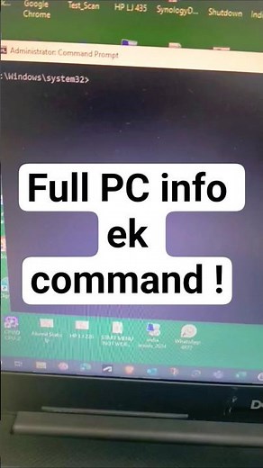 Full PC Details with 1 CMD Command! 💻🧠 | systeminfo Shortcut #shorts #shortsfeed