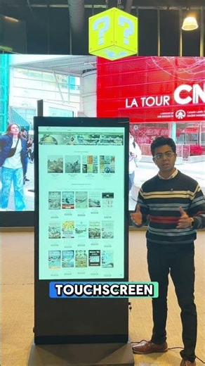 Meet the Indoor 55" Mega Dual Touch Screen 📱