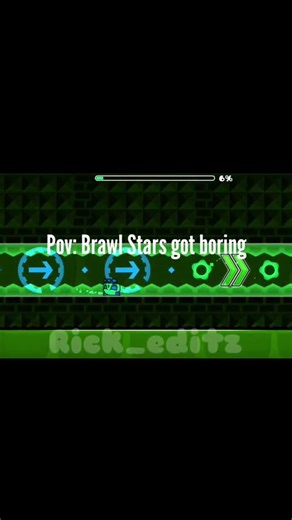 Pov: Brawl Stars got boring | Geometry Dash - Edit | VAI NO VAPOR