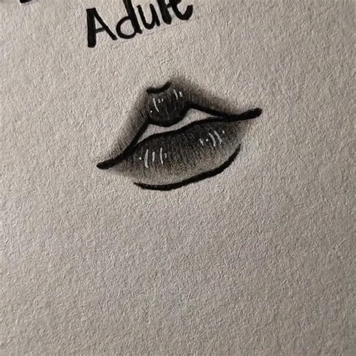 How to draw lips (Baby,Adult)