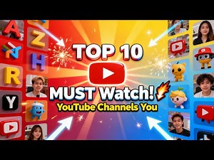 Top 10 BEST YouTube Channels You Should Be Watching