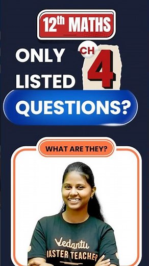 12th Maths CHAPTER 4 Important Questions #12thmaths #tnstateboard #janasruthimam