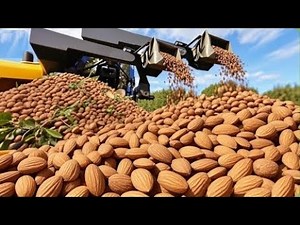 How Billions of Almonds Are Processed – Incredible Almond Farming for Salted Almonds & Toffee
