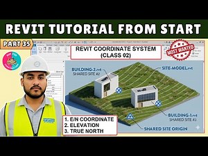 #35 Revit Tutorial: Understanding Revit's Coordinate System (Class 02)