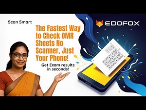 Edofox OMR How to scan with mobile app