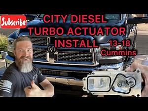 RAM CUMMINS TURBO ACTUATOR AND COOLANT RESERVOIR REPLACEMENT 13-18 U010C CEL fixed #cummins