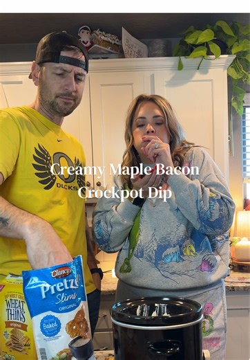 Creamy Maple Bacon Crockpot Dip Recipe