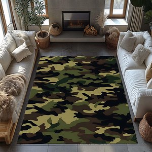 Camouflage Rug,green Camo Rug, Camouflage Army Style Carpet, Military Camo Mat, Camouflage Army Style,hunting Lodge Decor,tactical Room Rug, - Etsy