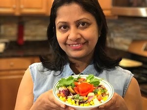 Sweet Corn Salad Recipe Under 300 Calories tummy filling salad